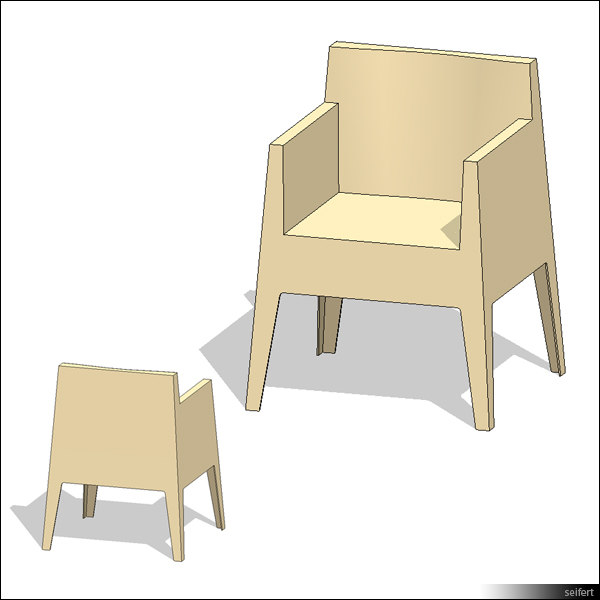 Building Revit Family chair armchair seating