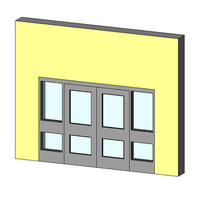 Building Revit Family frame hollow metal