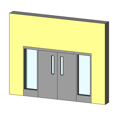 Building Revit Family frame hollow metal