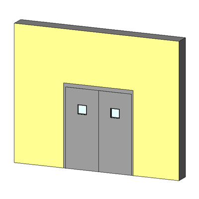 Building Revit Family frame hollow metal
