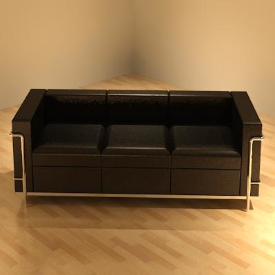 Building Revit Family LC2 Le Corbusier