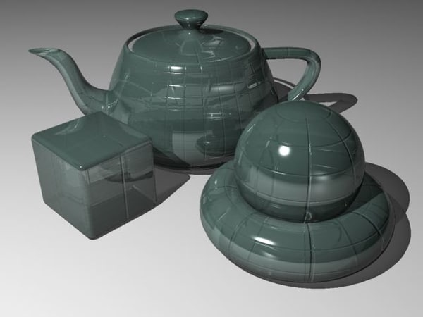 Materials 3ds Max Texture glass transparent shiny