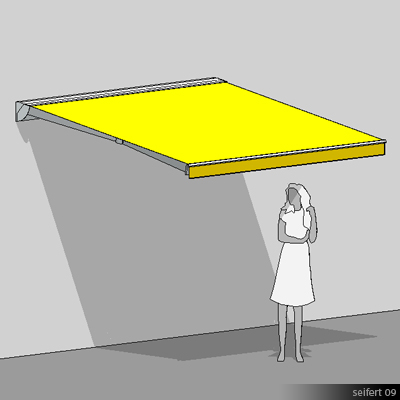 Building Revit Family Awning Summer Sunshade