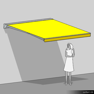 Building Revit Family Awning Summer Sunshade