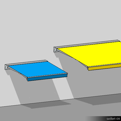 Building Revit Family Awning Summer Sunshade