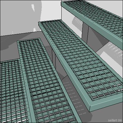 Building Revit Family grille mesh wire