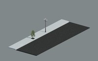 Building Revit Family City Corner Street