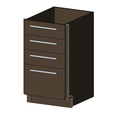Building Revit Family Cabinet Casework Furniture