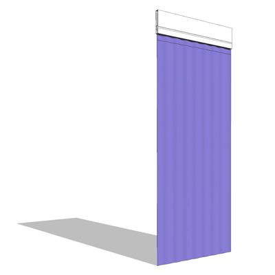 Building Revit Family beam scrim curtain
