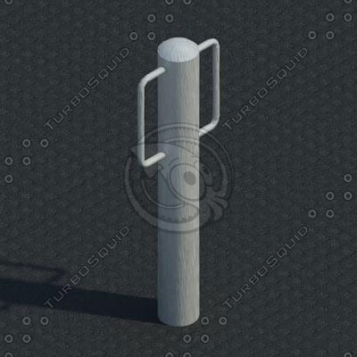 Building Revit Family bollard bike rack