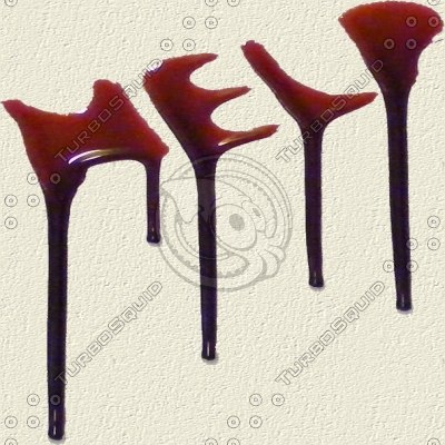 Texture Other blood drips horror