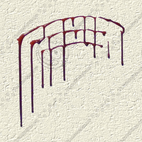 Texture PNG blood drips horror