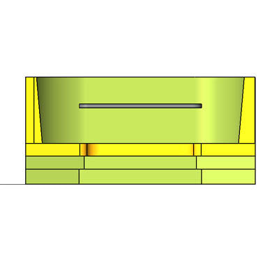 Building Revit Family booth dining banquette