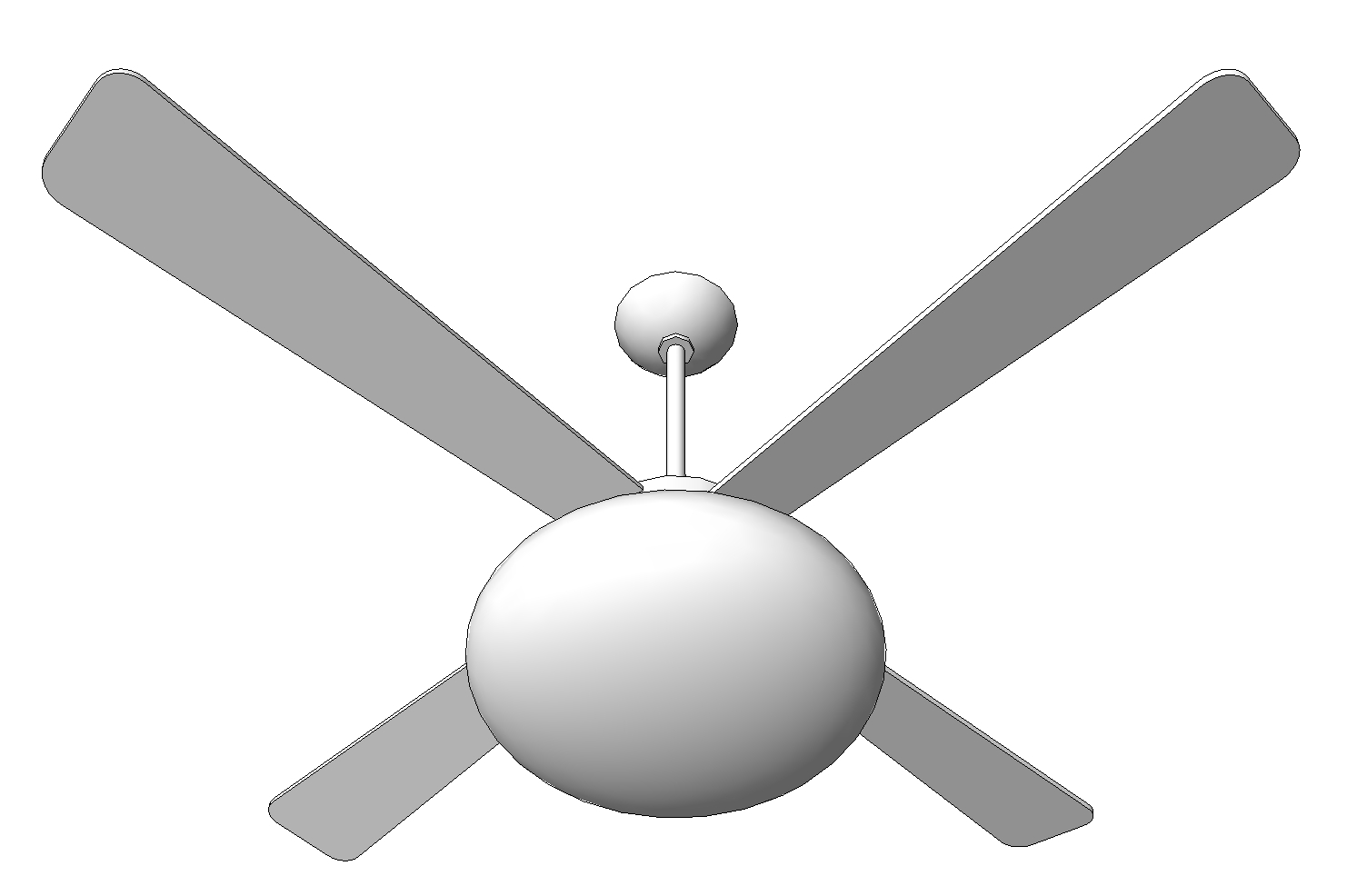 Building Revit Family Fan Modern Contemporary