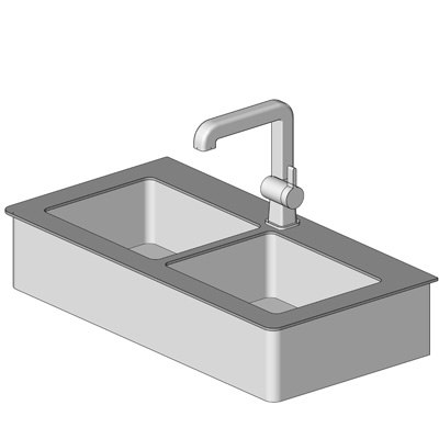 Building Revit Family Sink Plumbing Fixture
