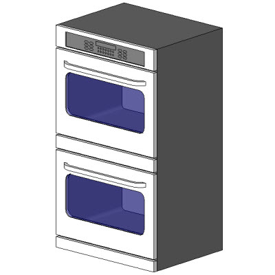 Building Revit Family Oven Appliances