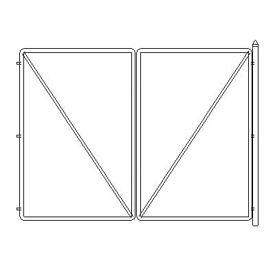 Building Revit Family fence chainlink gate
