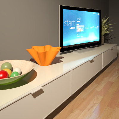 Building Revit Family credenza media console