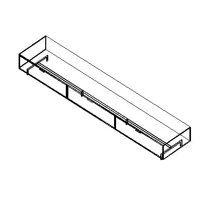 Building Revit Family credenza media console
