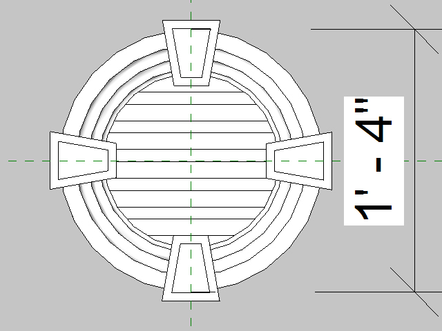 Building Revit Family Vent Gable Attic
