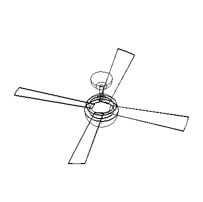 Building Revit Family Ceiling fan Electrical