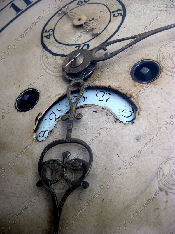 Stock JPEG clock hands old