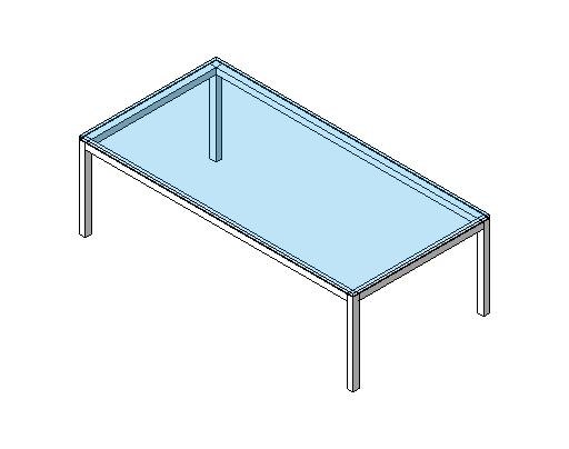 Building Revit Family Table Knoll Florence