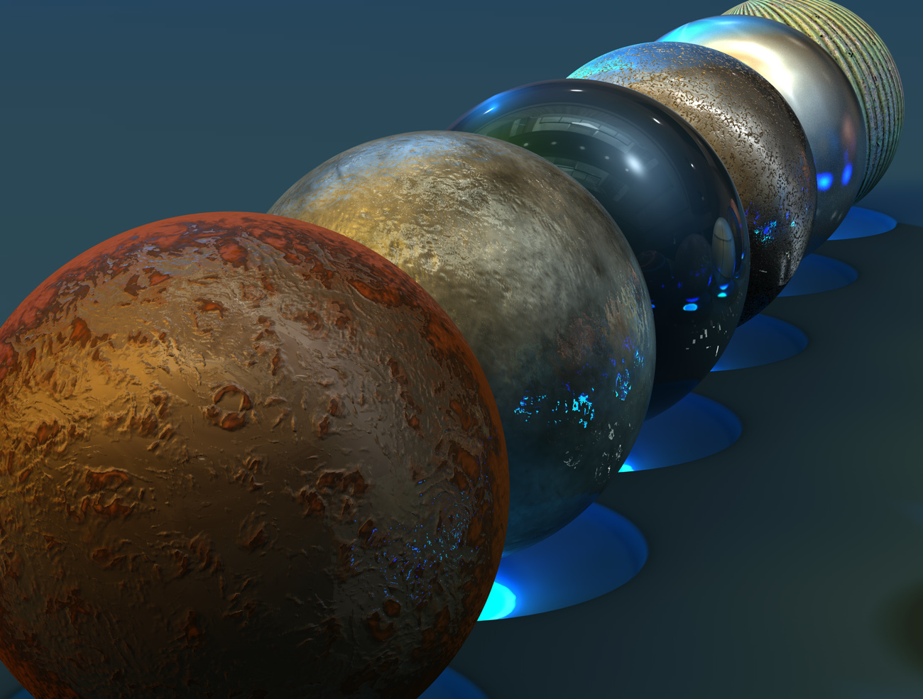 Materials cinema 4d high