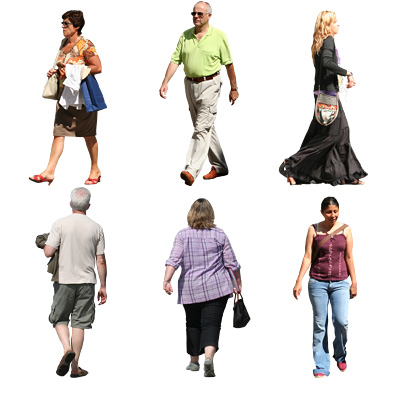Texture JPEG people 3drender viz