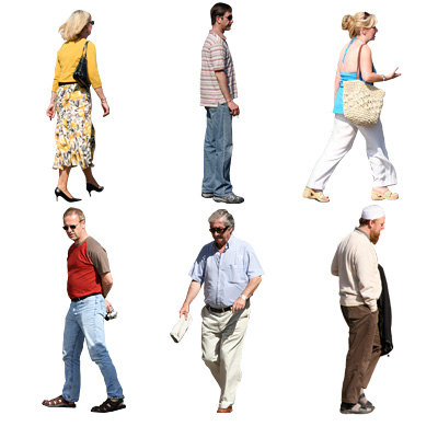 Texture JPEG people 3drender viz