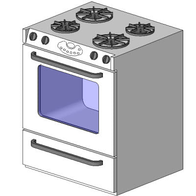 Building Revit Family Range Appliance
