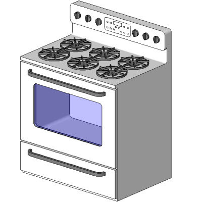 Building Revit Family Range Appliance