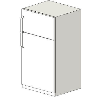 Building Revit Family Refrigerator Appliance