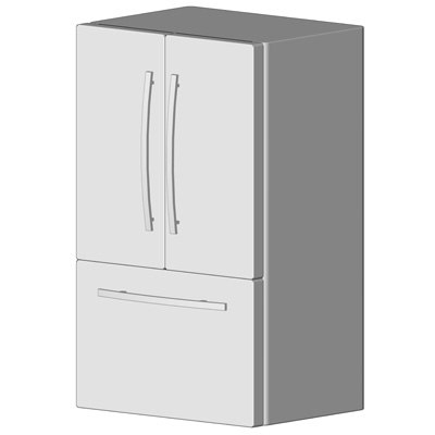 Building Revit Family refrigerator