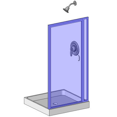 Building Revit Family Shower Plumbing