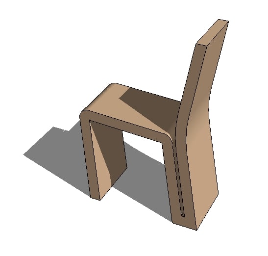 Building Revit Family Side Chair Frank