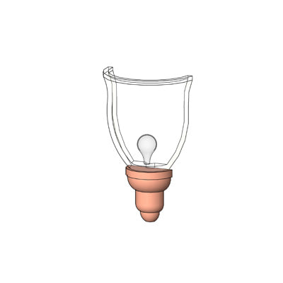 Building Revit Family Sconce Light Uplight