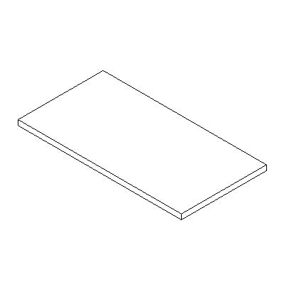 Building Revit Family straight countertop