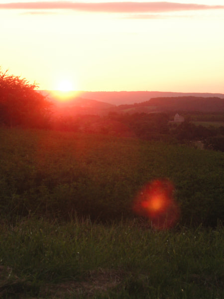 Stock JPEG sunset red sky