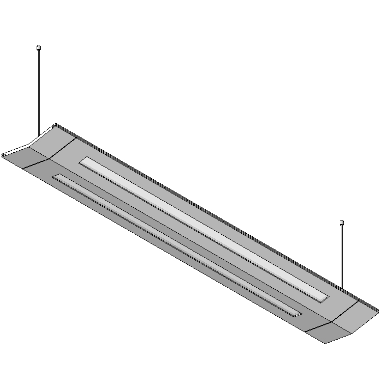 Building Revit Family Suspended ceiling light