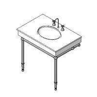 Building Revit Family vanity Powder room