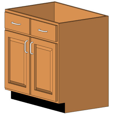 Building Revit Family Vanity Casework