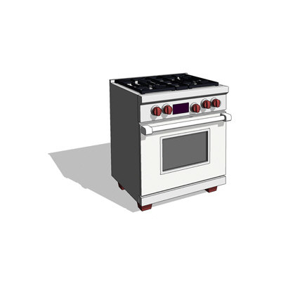 Building Revit Family wolf range dual