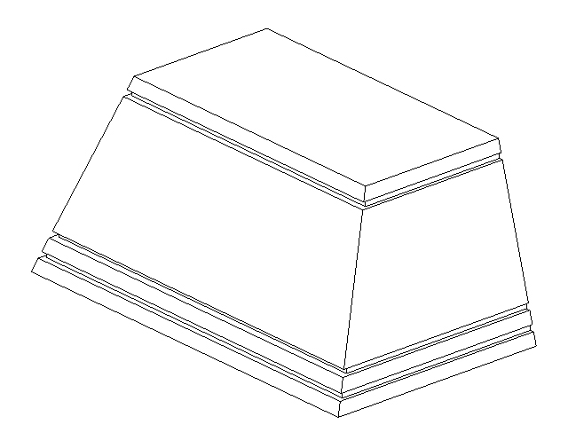 Building Revit Family fixture trapezoid wall