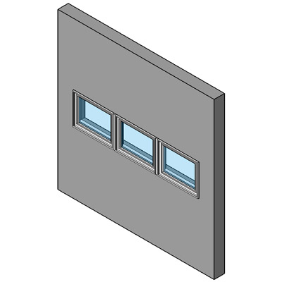 Building Revit Family window casement residential