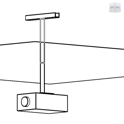 Building Revit Family projector ceiling video