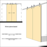 Building Revit Family sliding steel gate