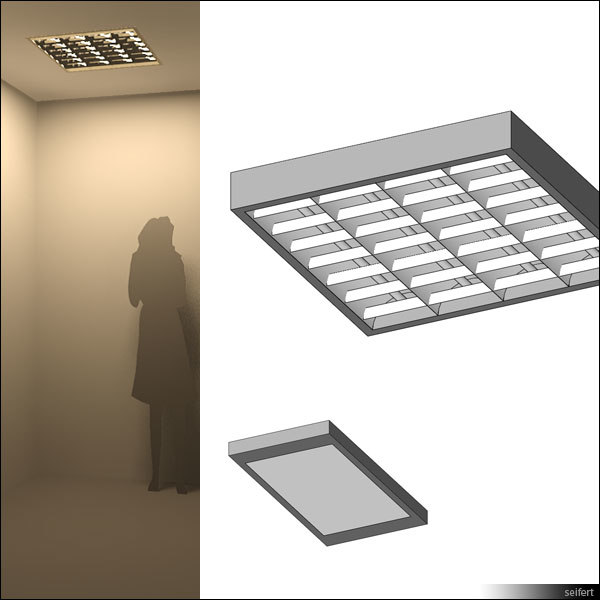 Building Revit Family lamp ceiling recessed
