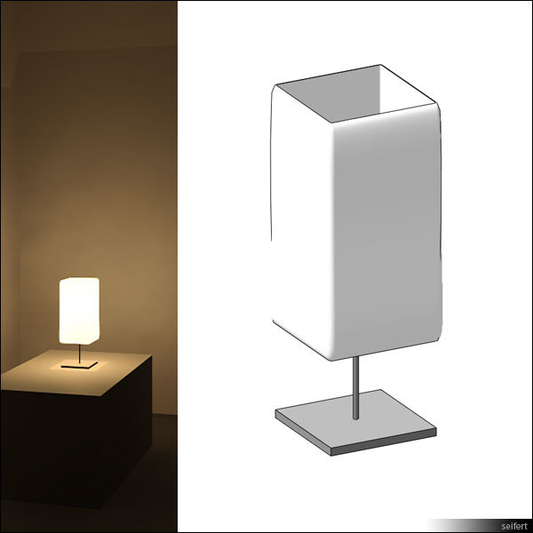 Building Revit Family lamp table lighting