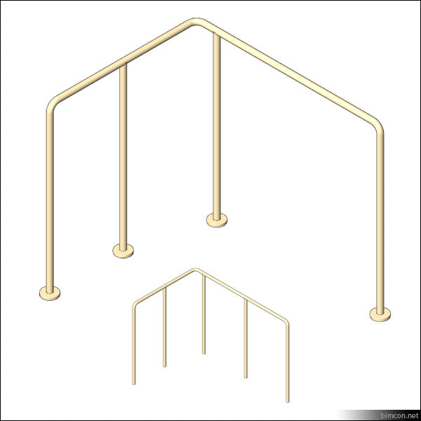 Building Revit Family handle hand bar